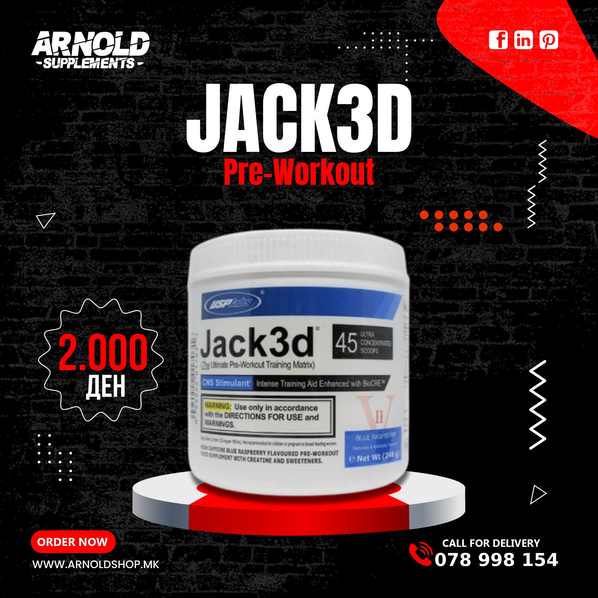 Suplementi MK, Proteini MK, Hardcore Suplementi - ARNOLD SUPLEMENTI MK